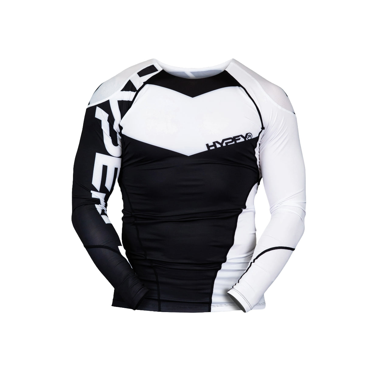 Black Supreme Edge Ranked Long Sleeve Rash Guard – Hyperfly UK
